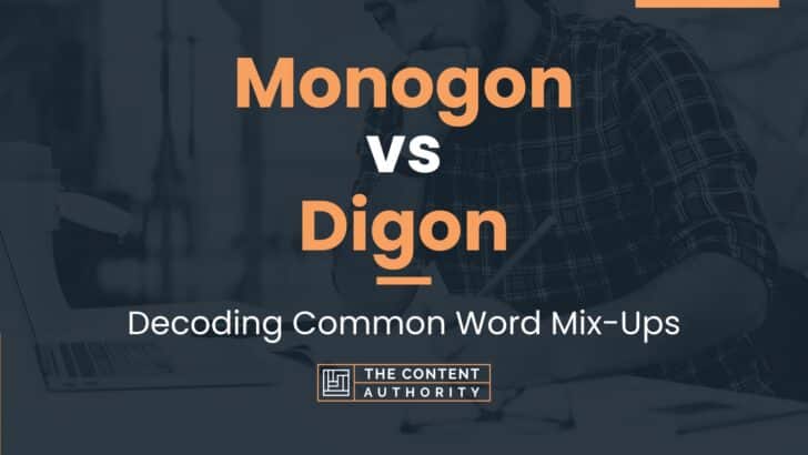Monogon Vs Digon Decoding Common Word Mix Ups