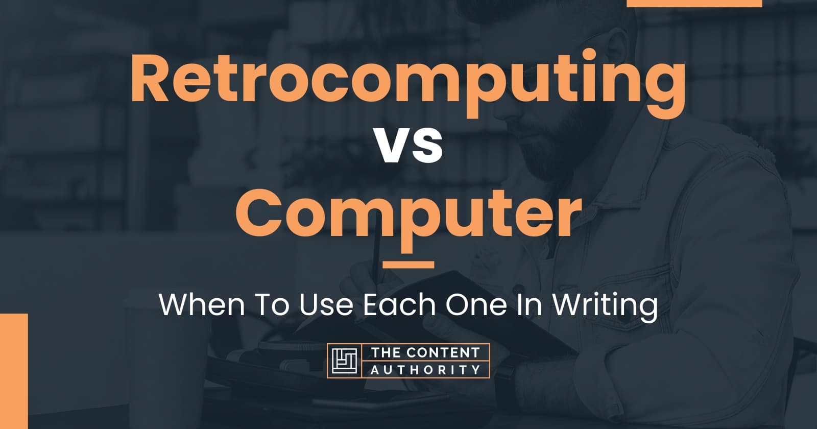 Retrocomputing Vs Computer When To Use Each One In Writing