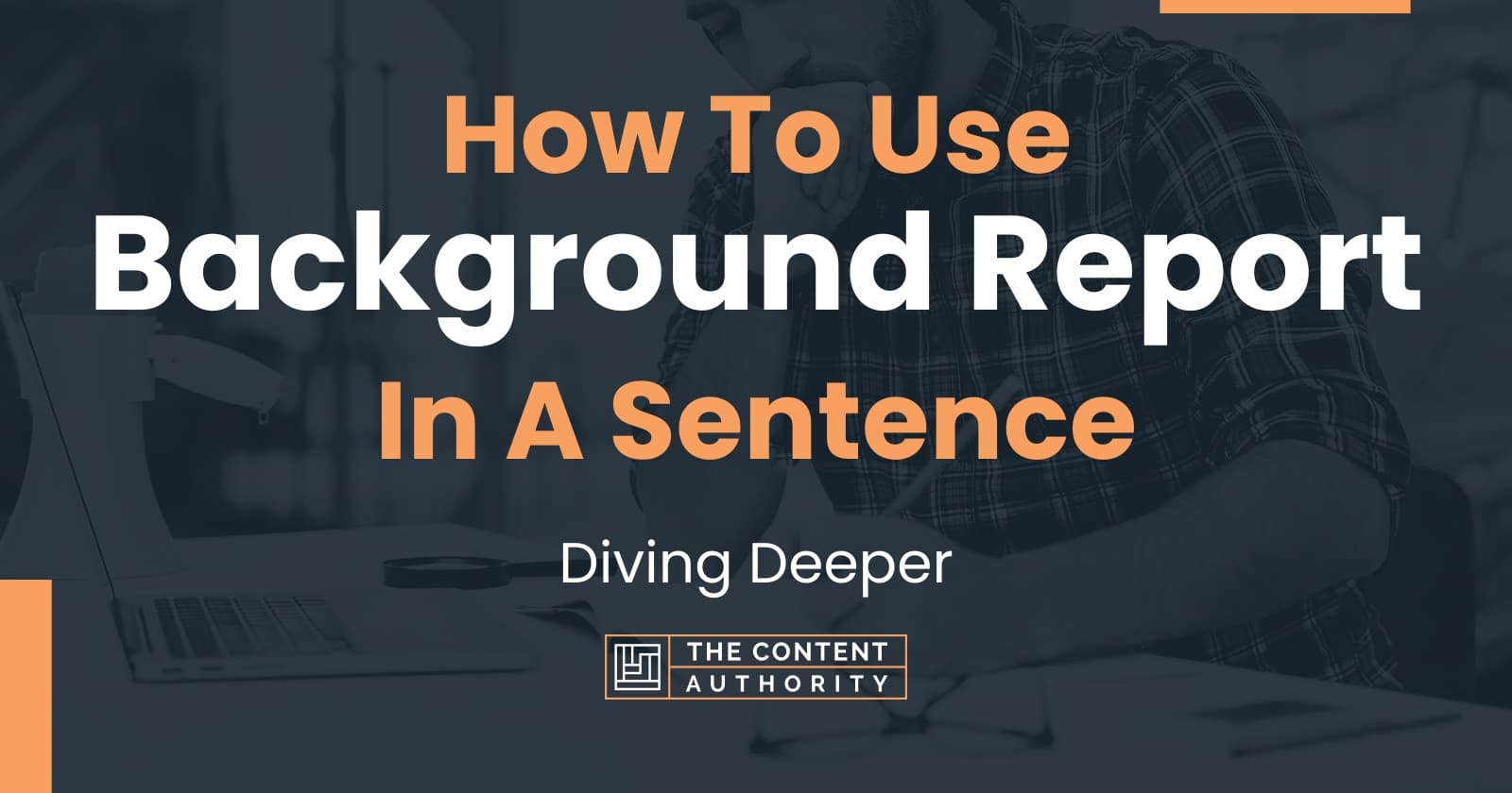 how-to-use-background-report-in-a-sentence-diving-deeper