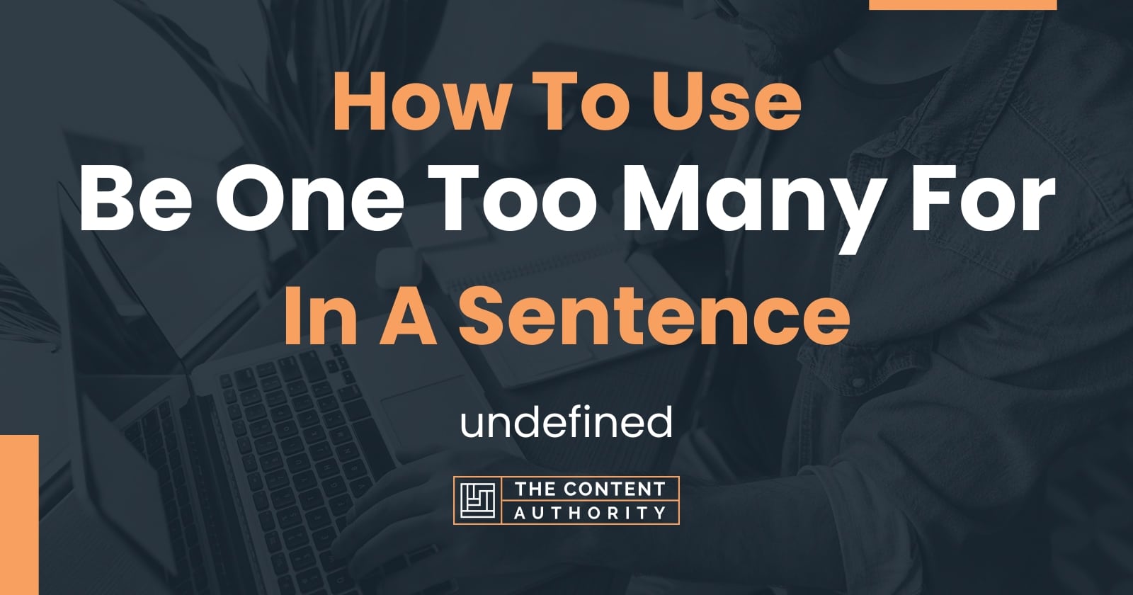 How To Use Be One Too Many For In A Sentence Undefined how-to-use-be-one-too-many-for-in-a-sentence-undefined